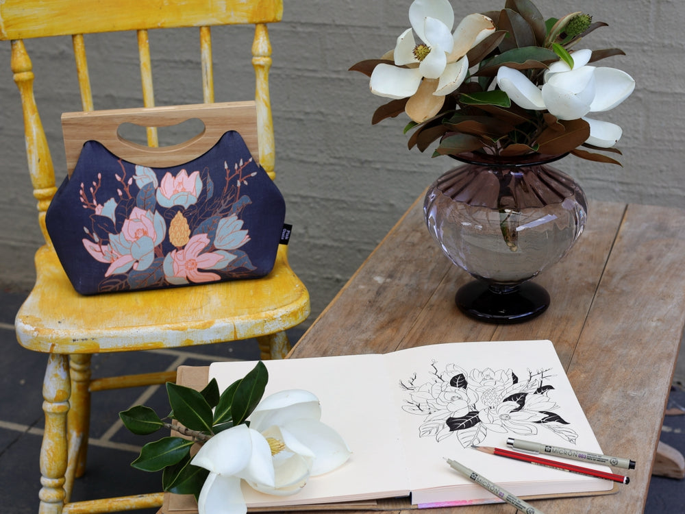 Handmade Clutch Bags in Modern and Retro Fusion Designs | PINKOASIS ...