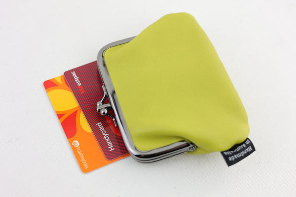 Grass Green Leather Coin Purse Handmade in Australia | PINK OASIS ...